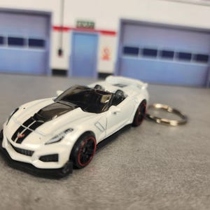 Corvette ZR1 Keychain, Corvette C5 Keychain, Custom Corvette Keychain ...