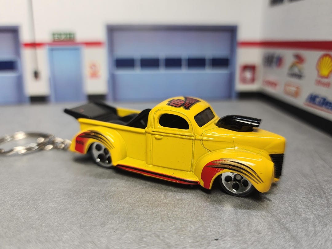 40 Ford Pickup Keychain. 1940 Ford Drag Pickup Keychain, Classic Ford ...
