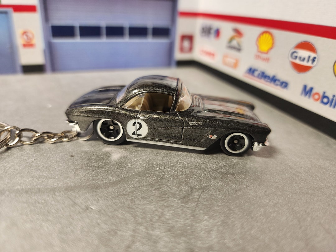1962 Corvette C2 Diecast Keychain, Custom Car Keychain - Etsy