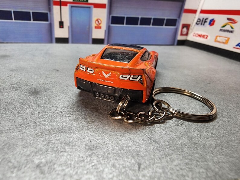 Corvette C7 Z06 Keychain, Diecast 1:64 Scale, 2019 Model - Etsy
