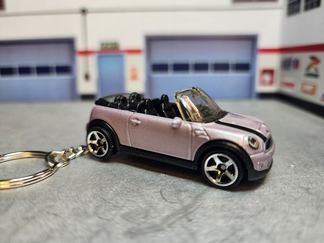 Mini Cooper S Cabrio Keychain, Mini Cooper Keychain, Cabrio Keychain - Etsy