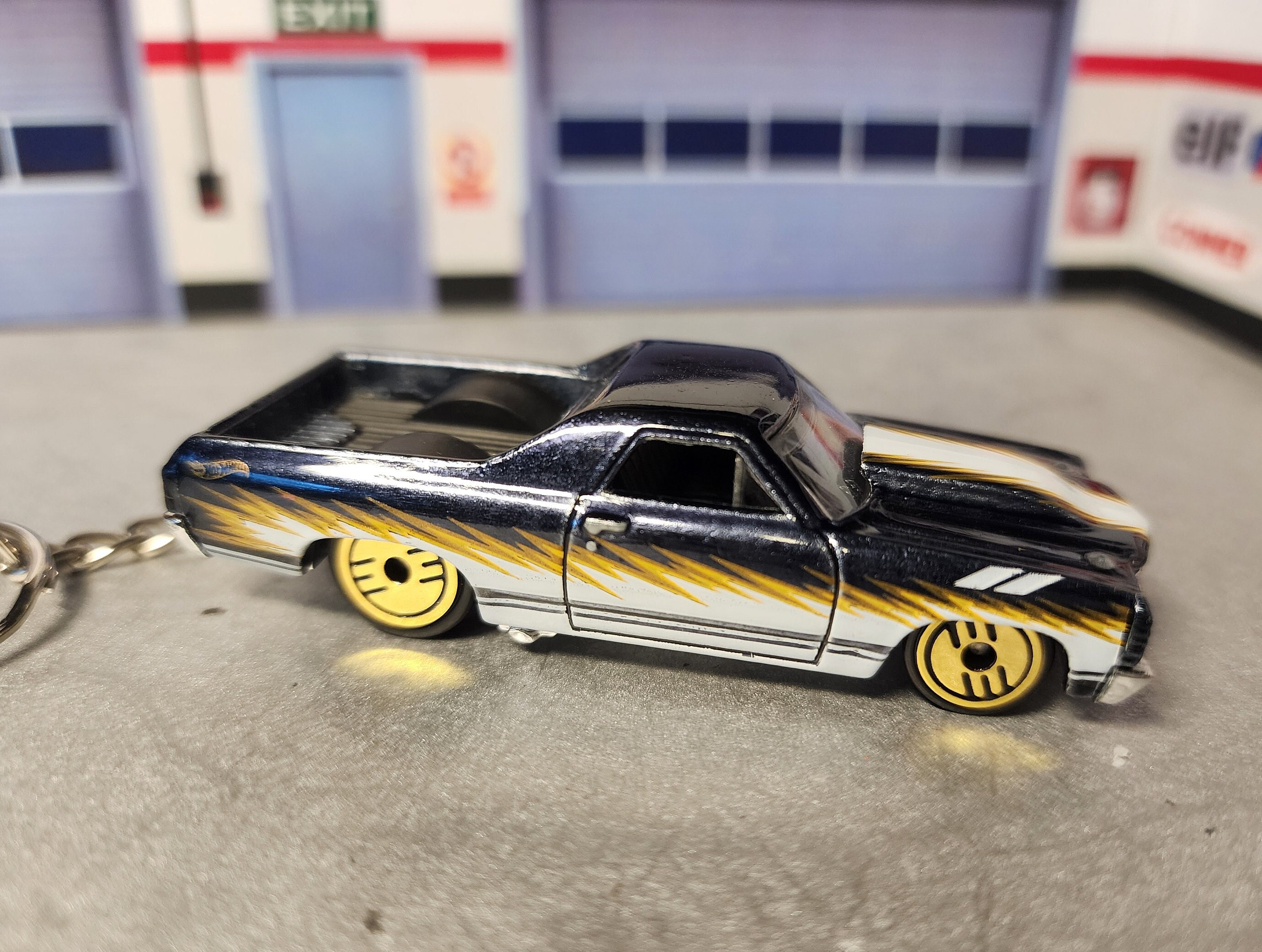 Chevy El Camino SS Keychain, 1971 El Camino SS Keychain, Custom Chevy ...