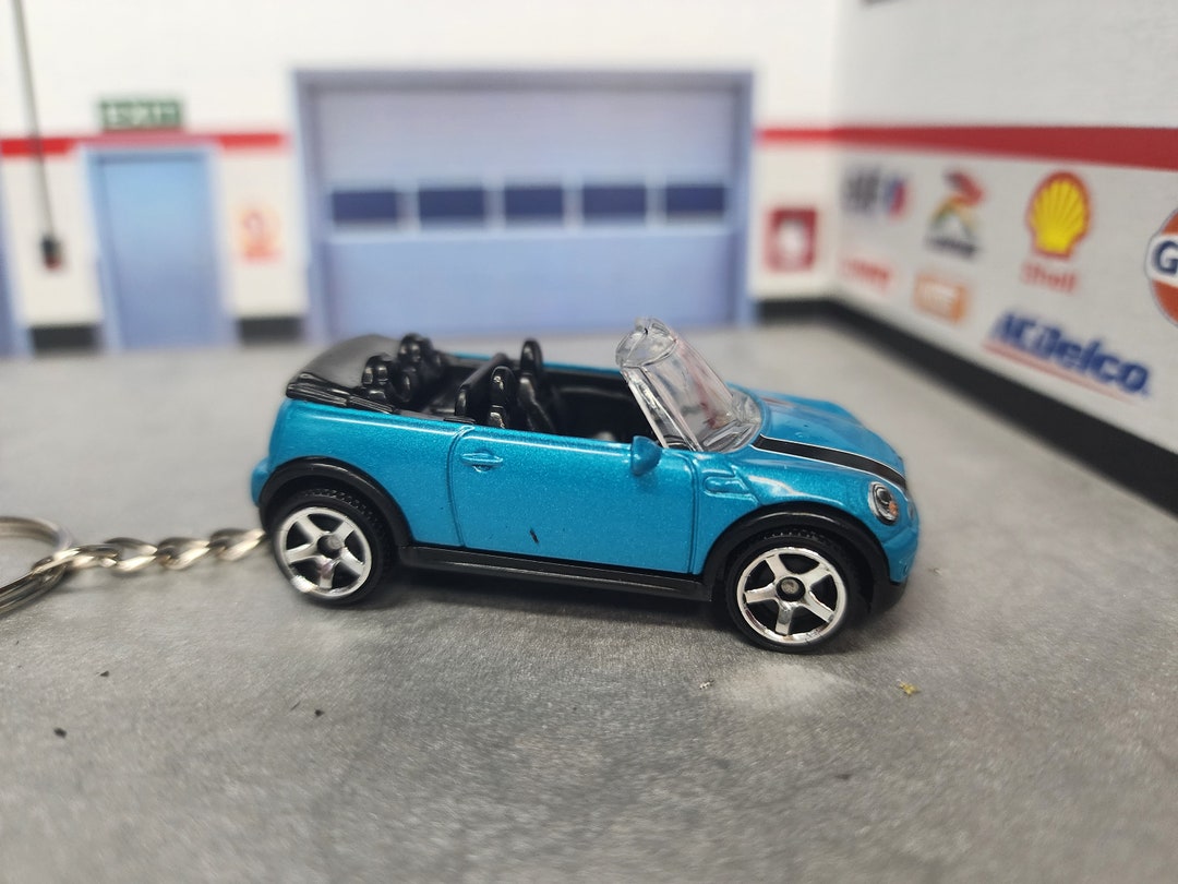 Mini Cooper S Cabrio Keychain, Mini Cooper Keychain, Cabrio Keychain - Etsy