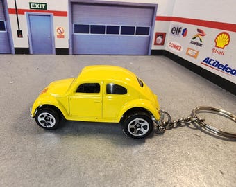 VW Bug Keychain, Custom 62 Volkswagen Beetle Keychain, Volkswagen Bug ...