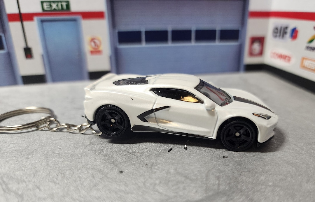 C8 Corvette Keychain, Corvette C8 Keychain, Custom Corvette Keychain ...