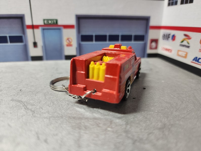 Fire Engine Keychain, Fire Truck Keychain - Etsy