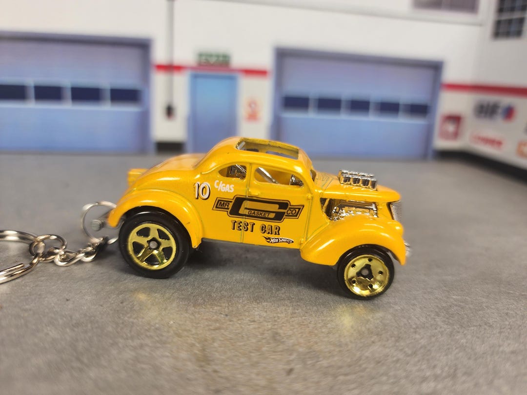 Willys Gasser Coupe Keychain, 1941 Willys Coupe Keychain, Customs ...