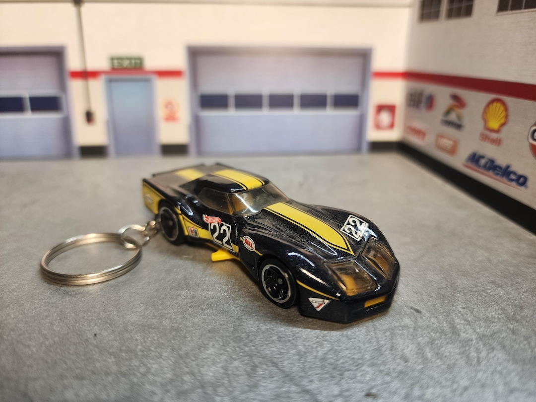 1972 Corvette Stingray Keychain, Classic C3 Corvette Keychain, Diecast ...