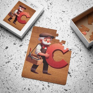 Educational ABC Puzzle for Kids - Fun Learning Toy, Kids' Puzzle, 30 ...