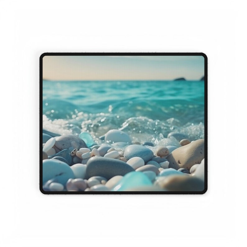 Seaside Pebbles Inspired Mouse Pad Carpet Handcrafted Felt Desk ...