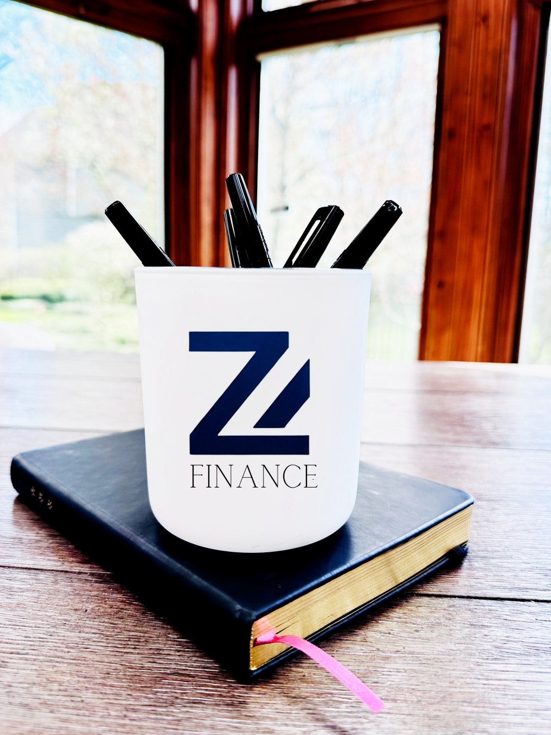 Custom Logo Pen Holder: Corporate Gift, Employee Appreciation - Etsy