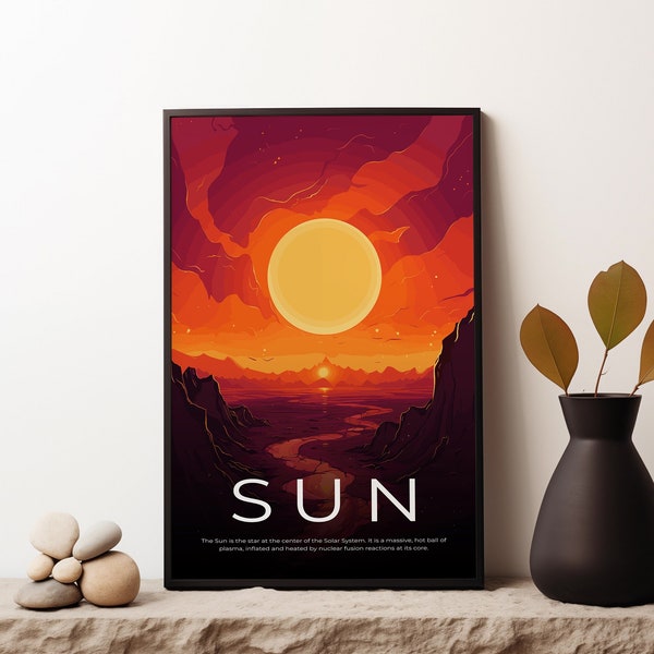 Sun Poster - Etsy