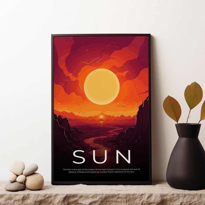 Sun Poster - Etsy