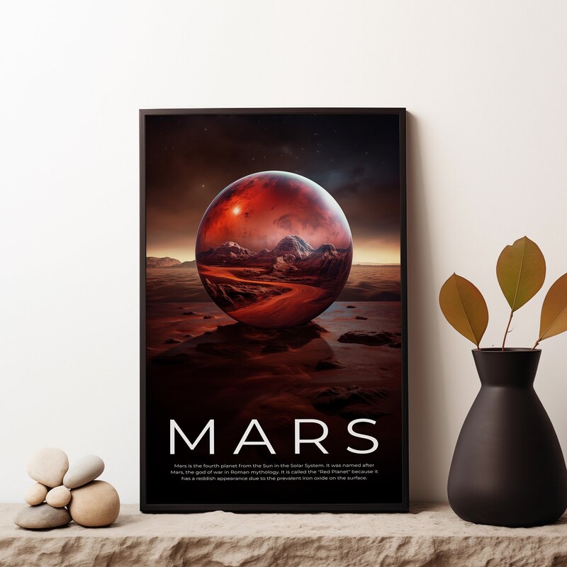 Planet Mars - Etsy