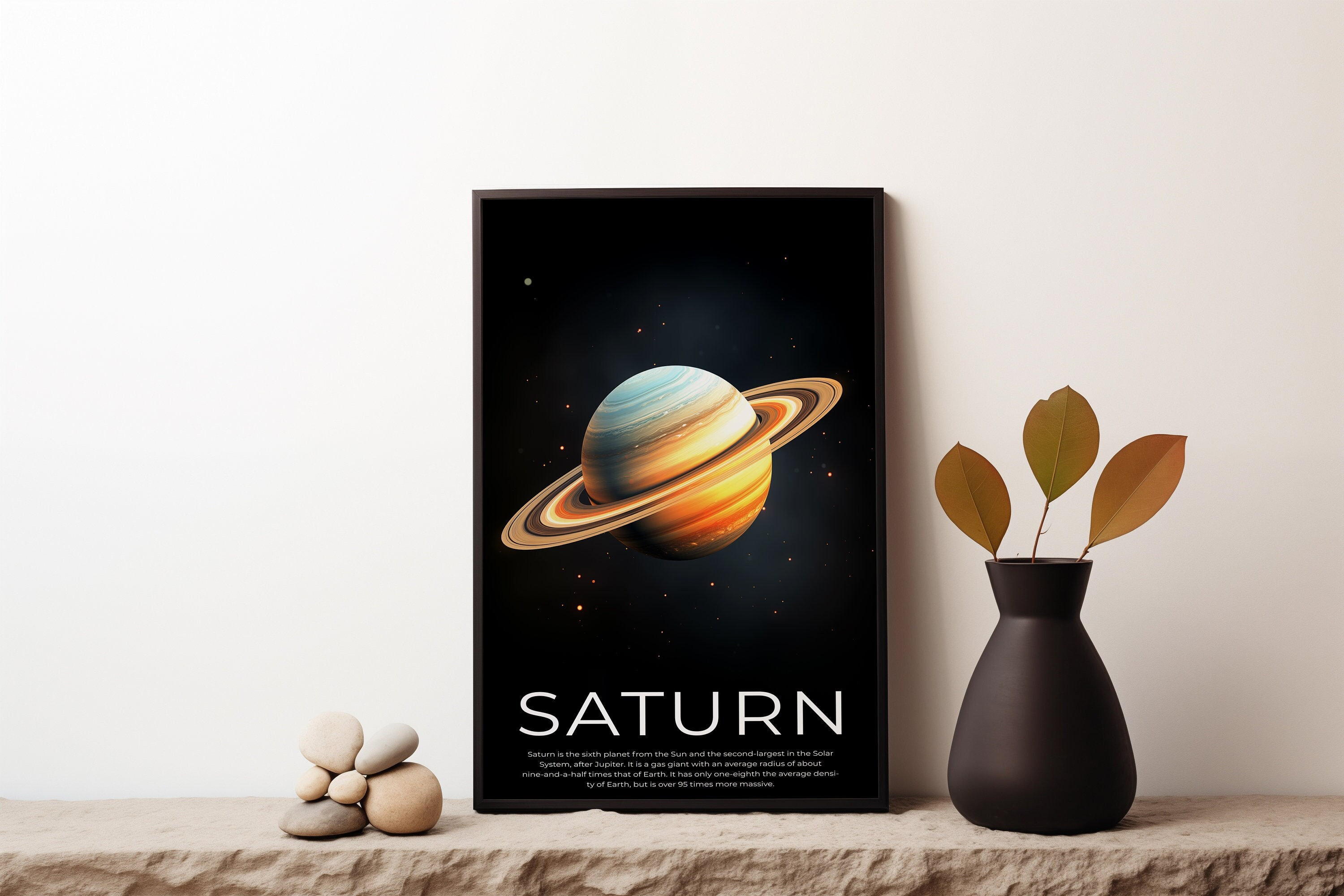 Saturn Poster, Saturn Image, Saturn Print, Saturn Wall Art, Saturn ...