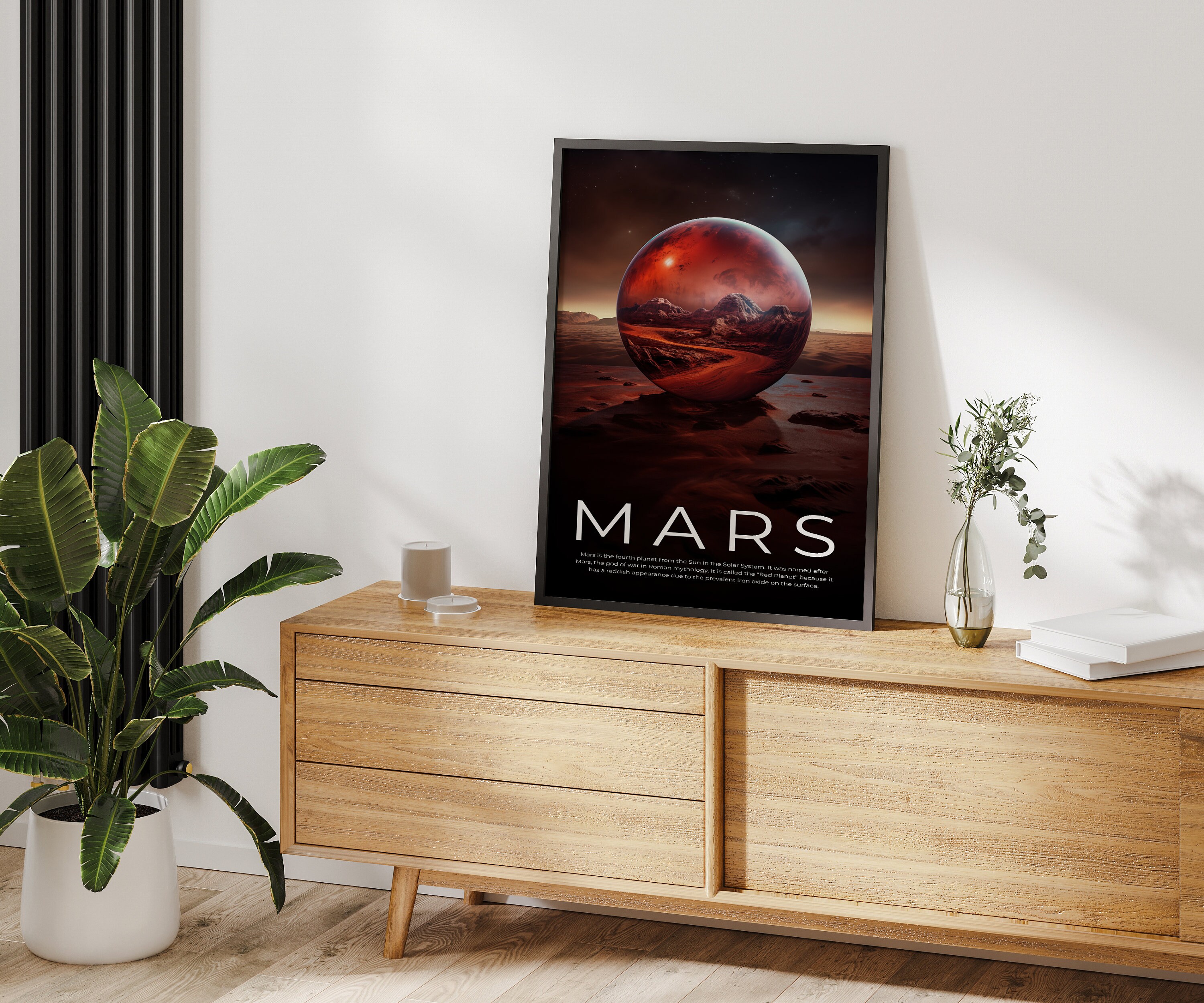 Mars Poster, Planet Mars Image, Space Poster, NASA Posters, Solar ...