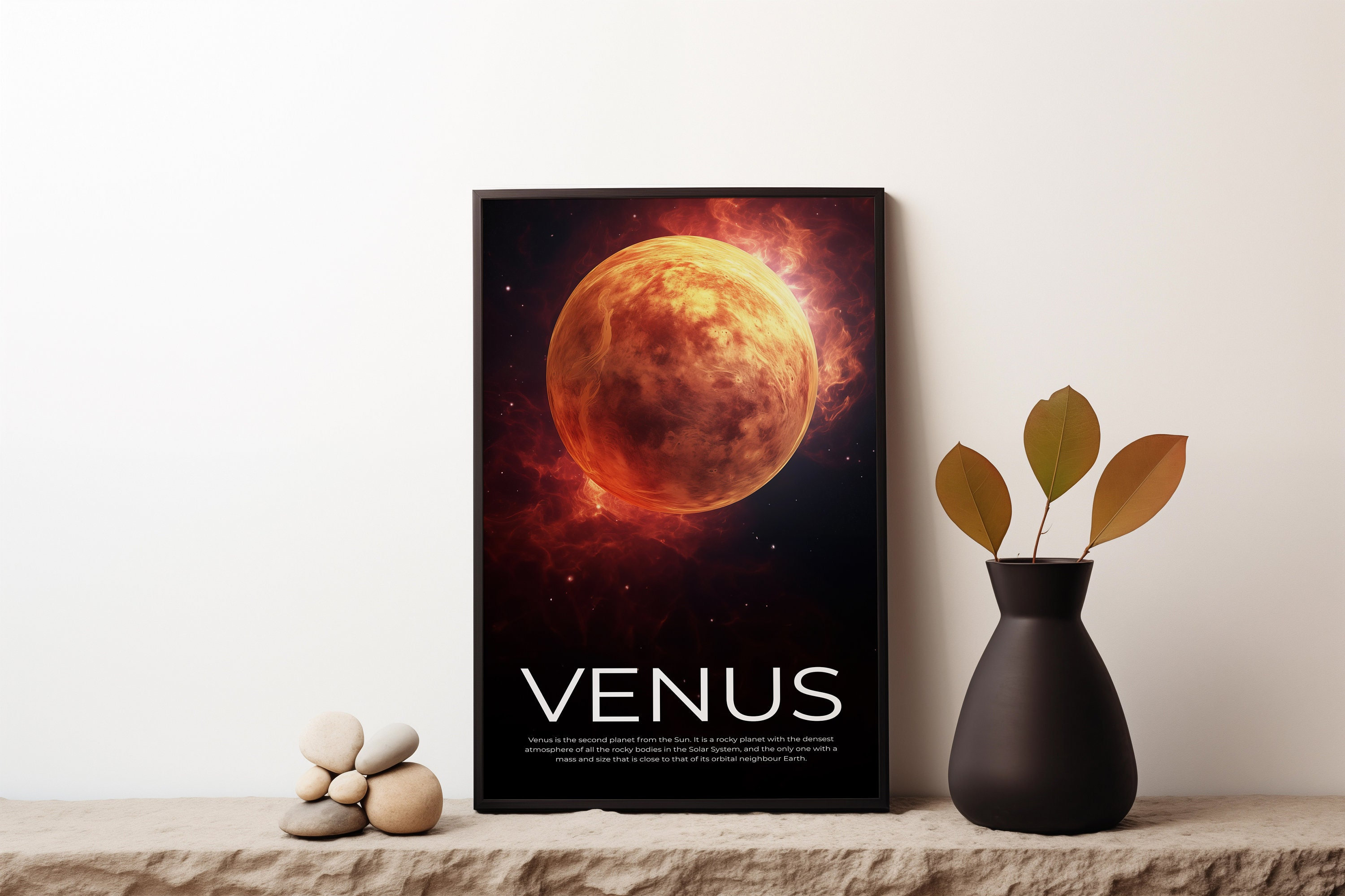 Venus Poster, Outer Space Venus Poster, NASA Image Posters, Solar ...