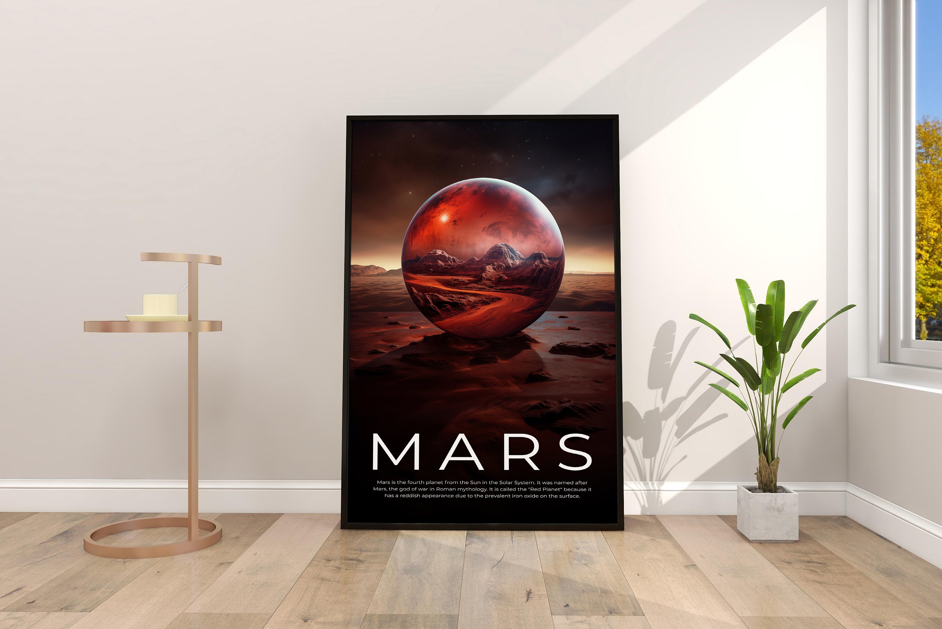 Mars Poster, Planet Mars Image, Space Poster, NASA Posters, Solar ...