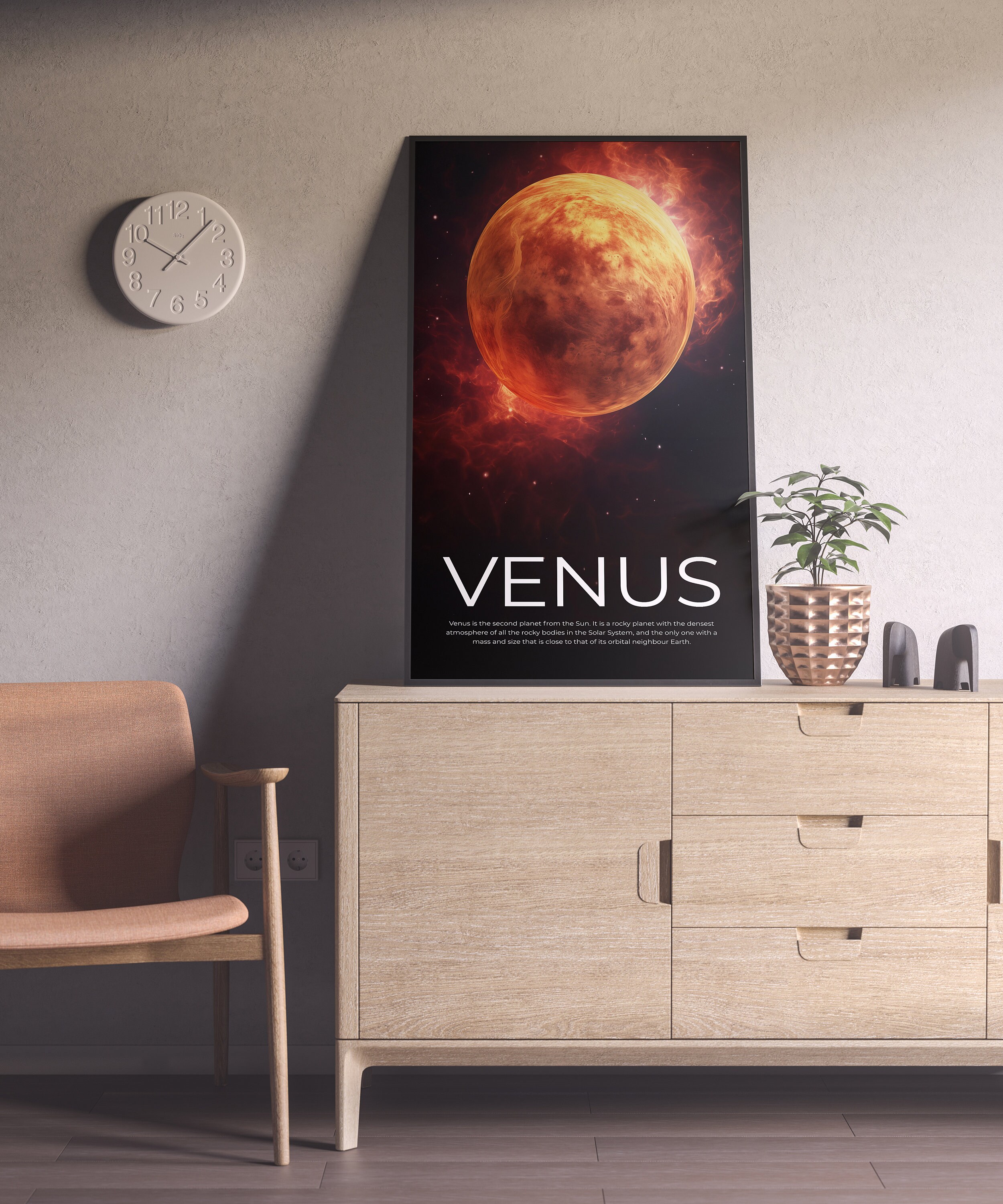 Venus Poster, Outer Space Venus Poster, NASA Image Posters, Solar ...