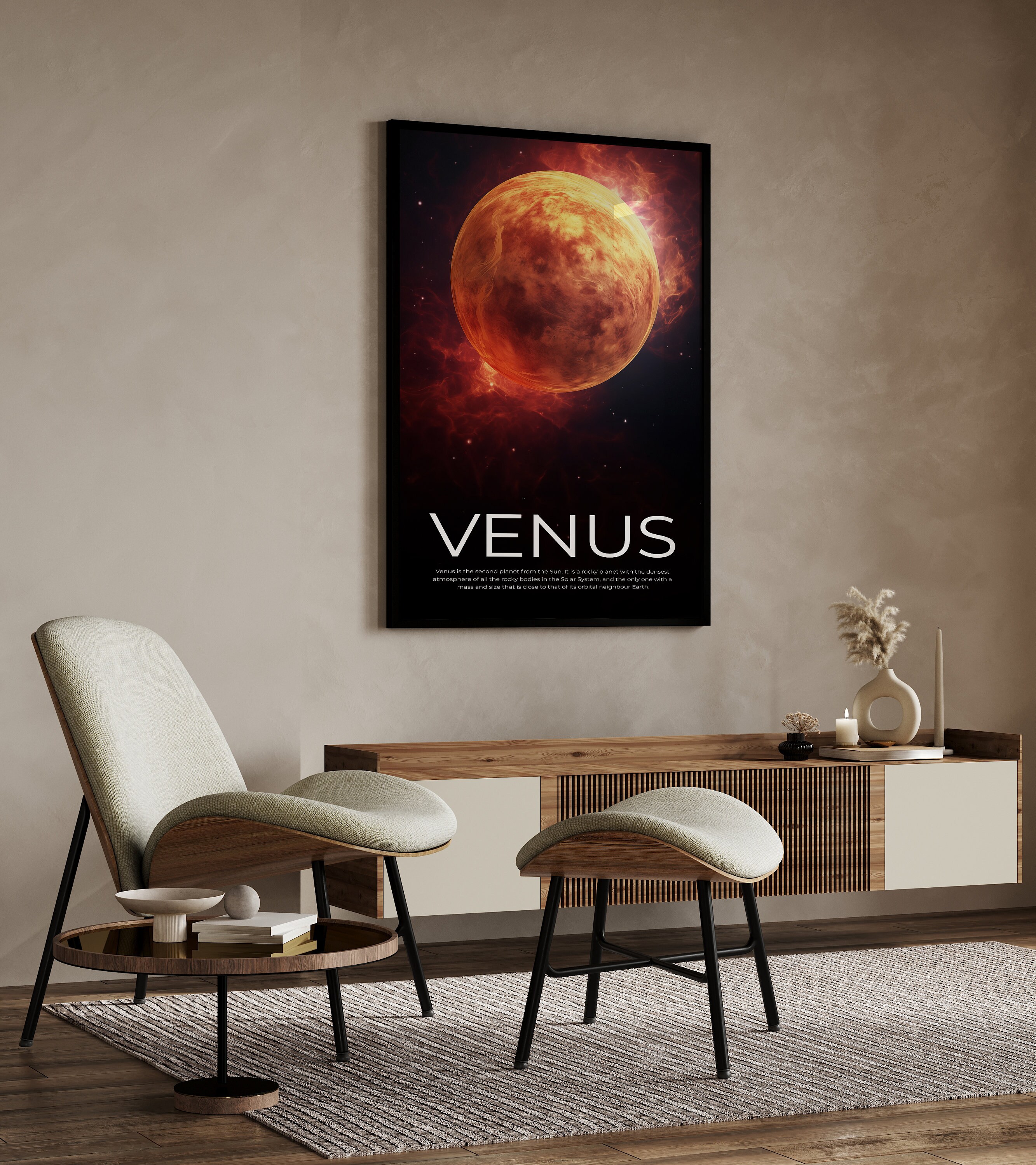 Venus Poster, Outer Space Venus Poster, NASA Image Posters, Solar ...