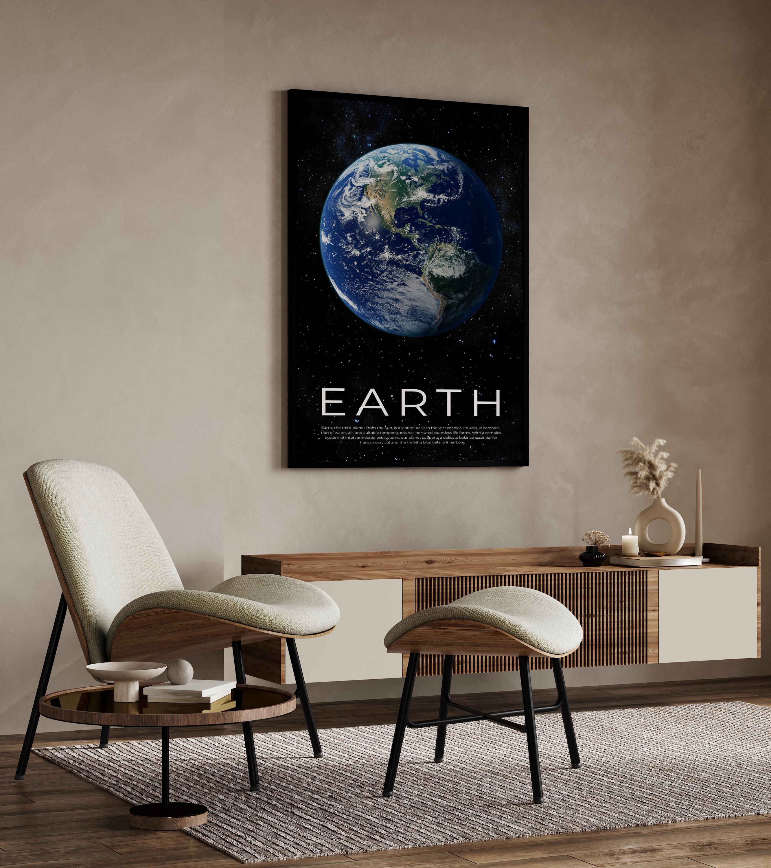 Earth Poster, Solar System Poster, NASA Wall Art, Earthrise Poster ...
