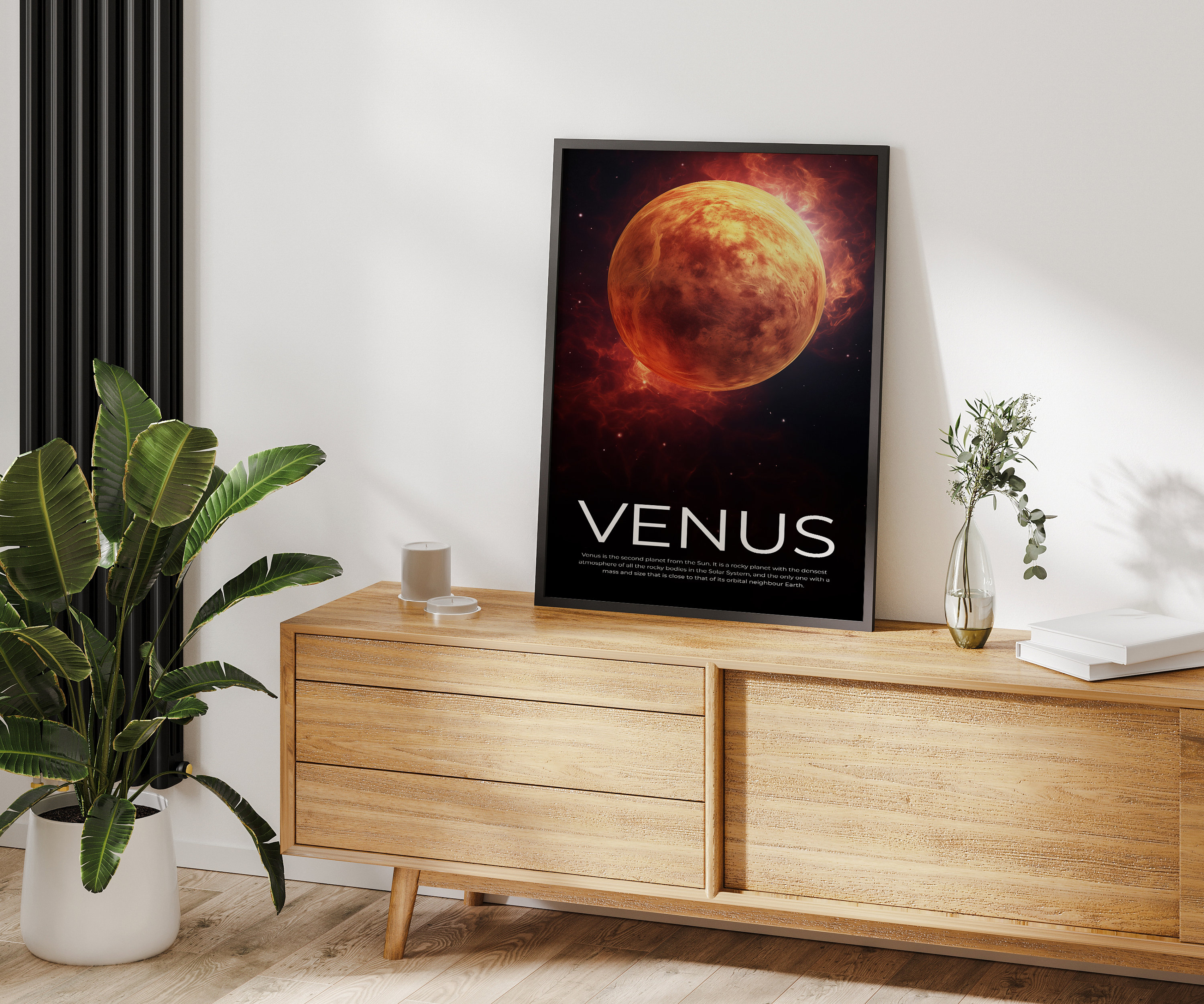 Venus Poster, Outer Space Venus Poster, NASA Image Posters, Solar ...