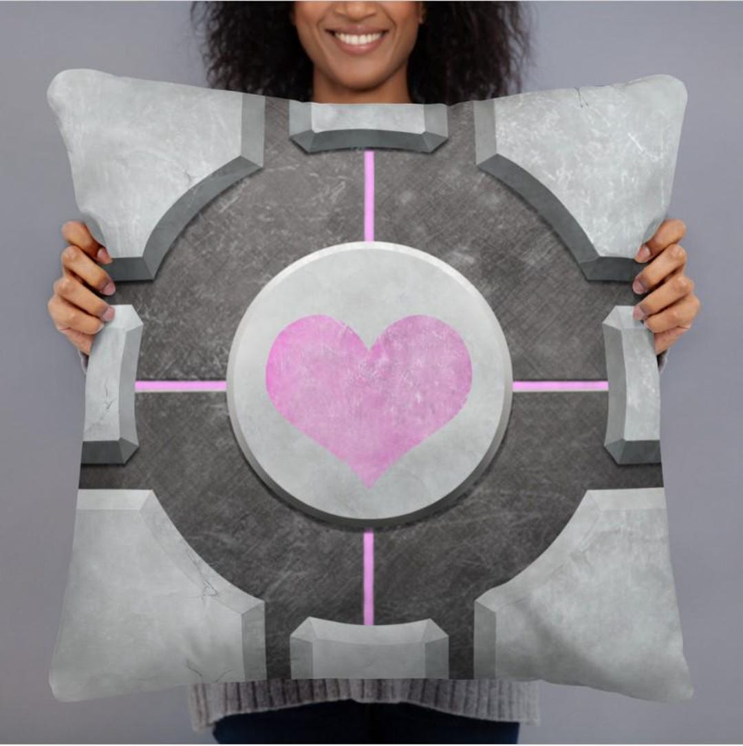 Companion Cube Cushion | Your Faithful Companion at Home! - Etsy