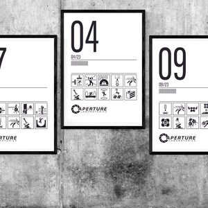 Portal Room 1 Poster Enter Aperture Science - Etsy
