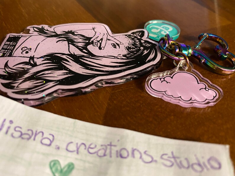 Ariana Grande Inspired Keychain My Everything Keychain Glittere Resin ...