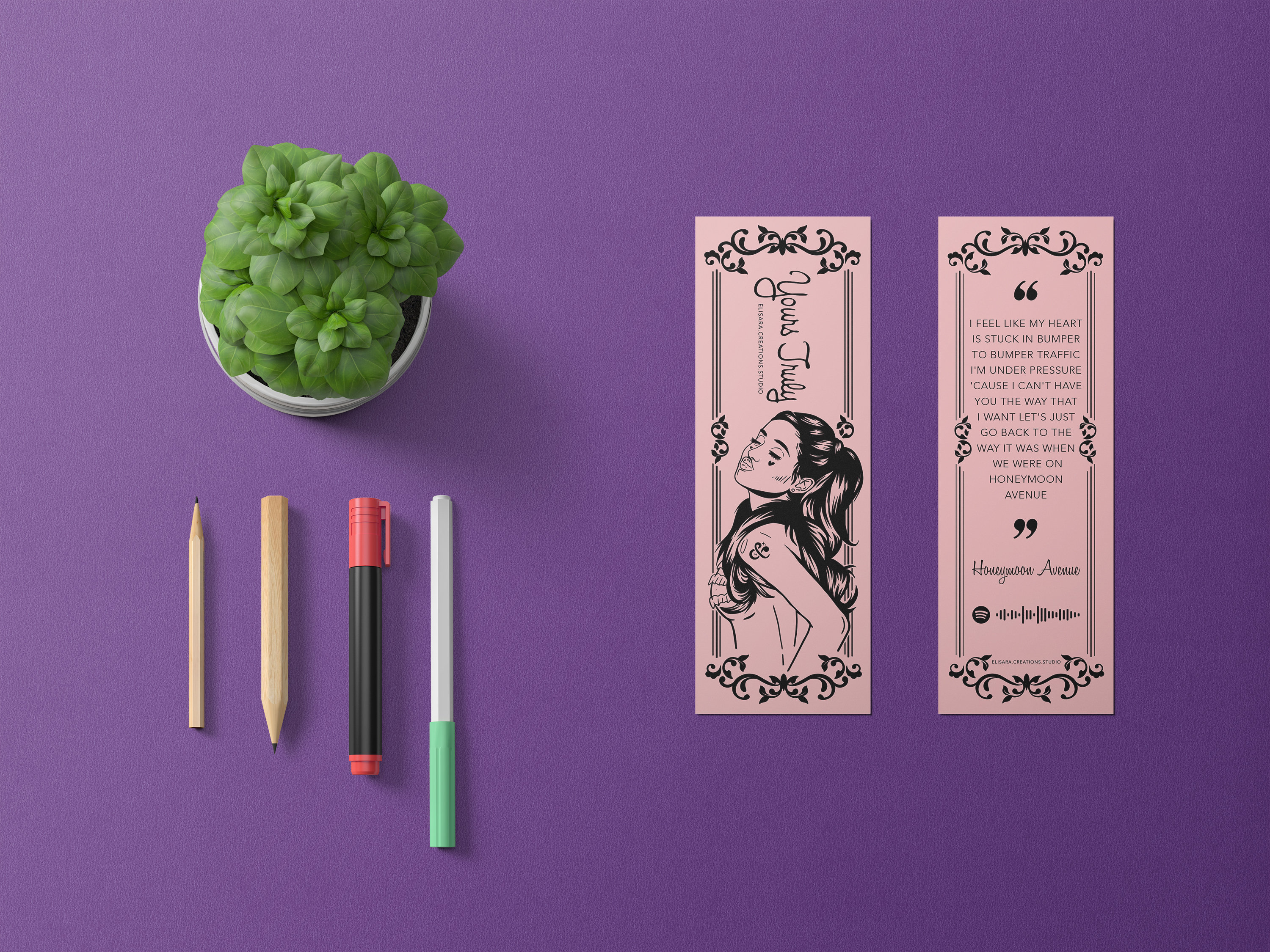 Ariana Grande All Albums Themed Bookmarks Colorful Laminated Handmade ...