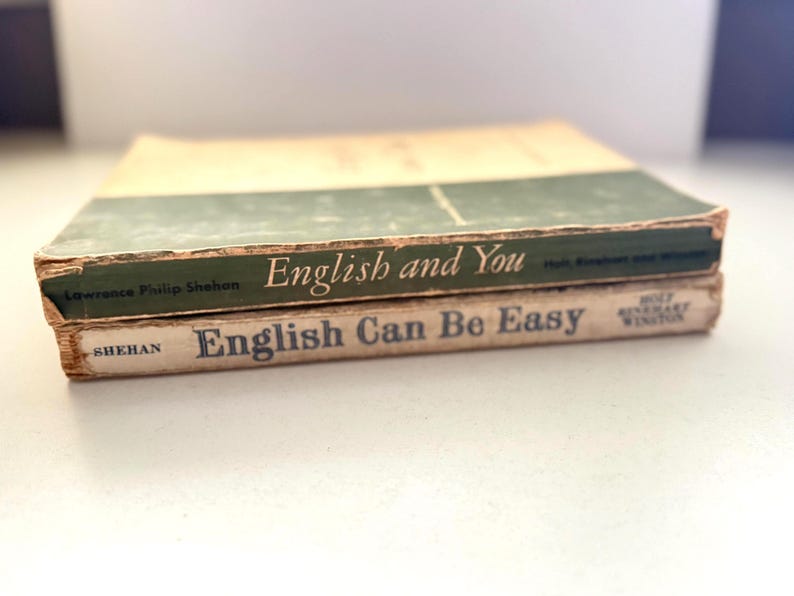 Vintage English Workbooks Set: 1960s Education by Lawrence Philip ...
