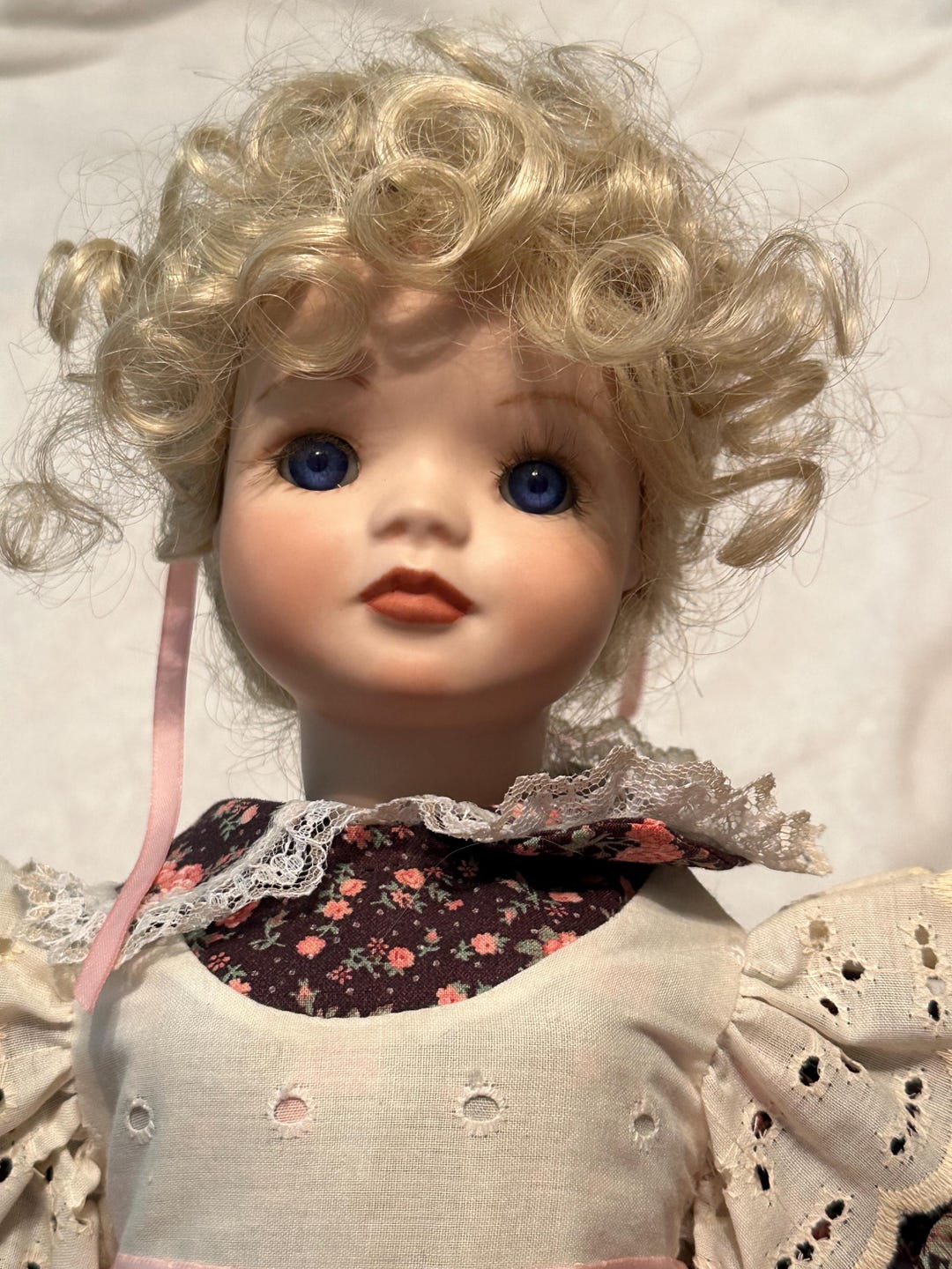 Vintage Irma's Gallery Mold Porcelain Prairie Style Doll 1989 Handmade ...