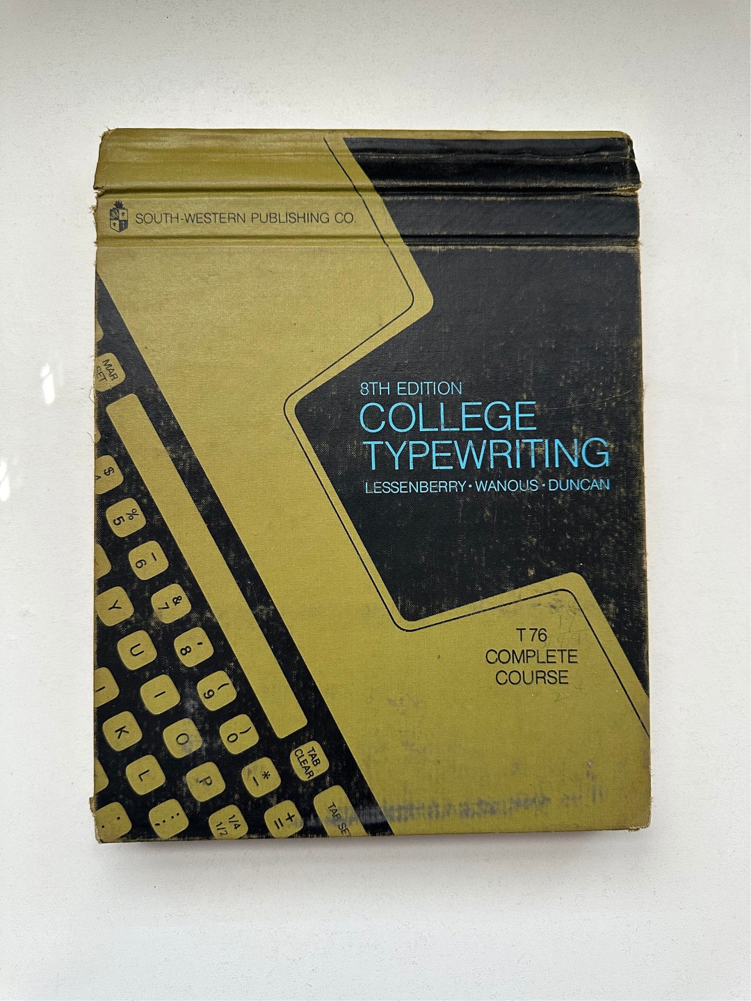 1969 8th Edition College Typewriting T76 Complete Course, Learn ...