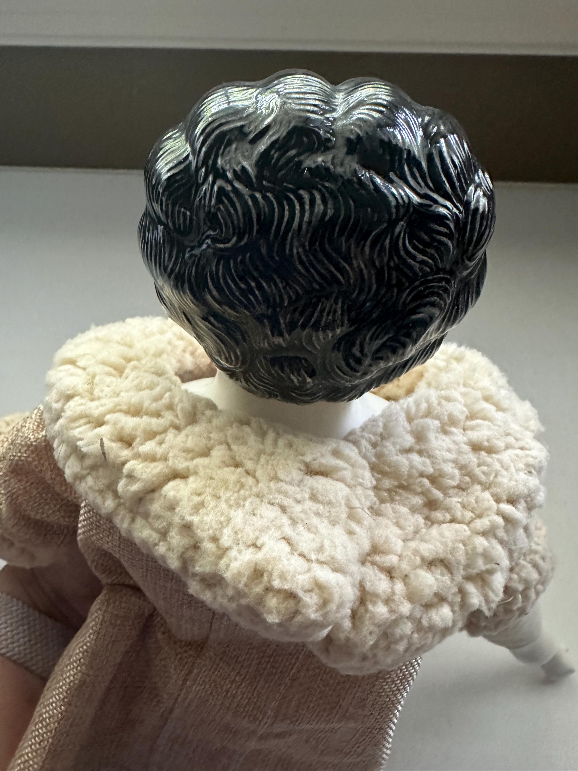 Early 1900's China Head Porcelain Doll Hand Made Porcelain Head, Hand ...