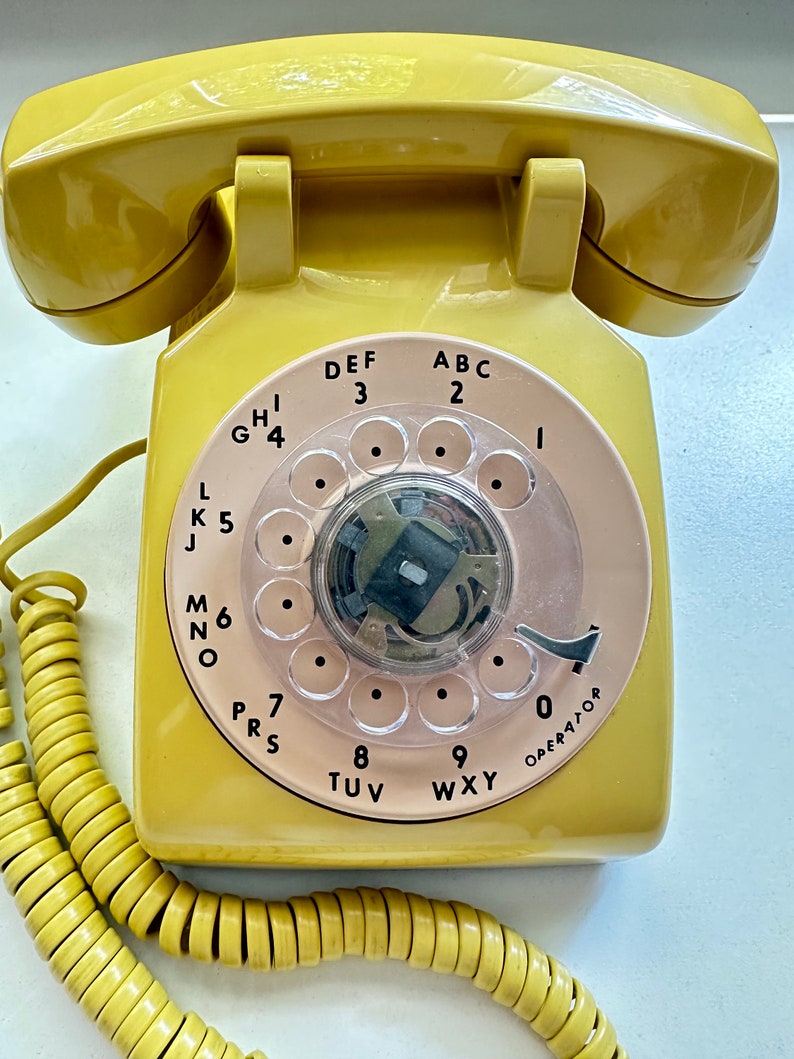 Vintage Landline Rotary Dial Telephone Western Electric AT&T Two Tone ...
