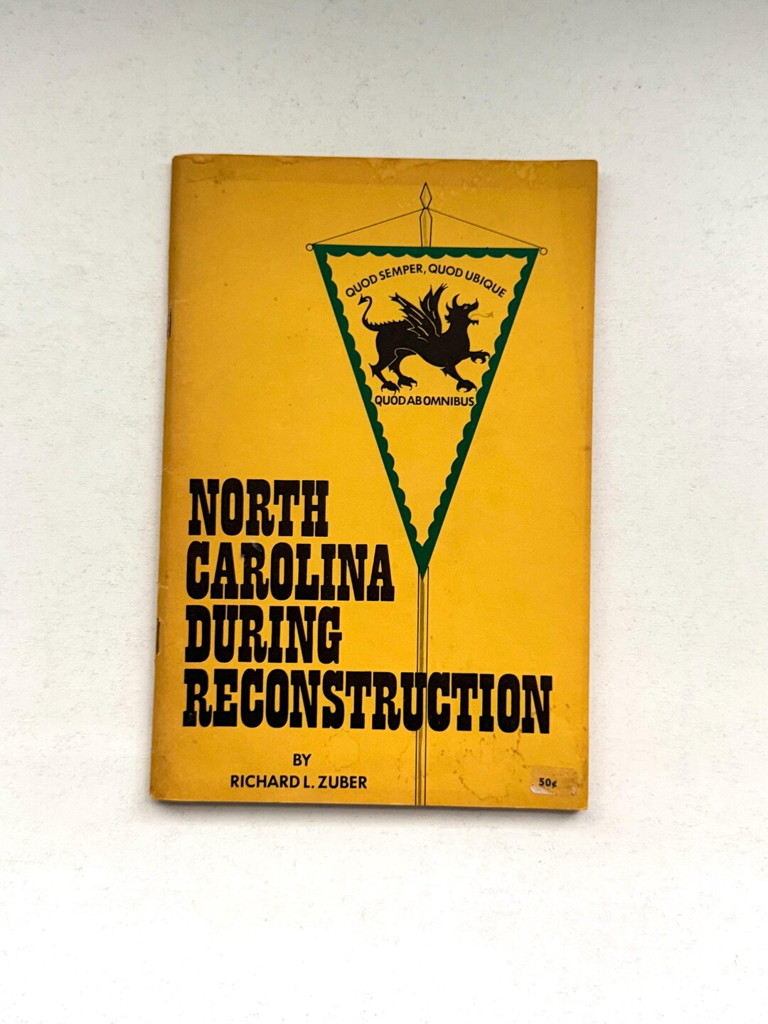 Vintage Paperback North Carolina During Reconstruction by Richard Zuber ...