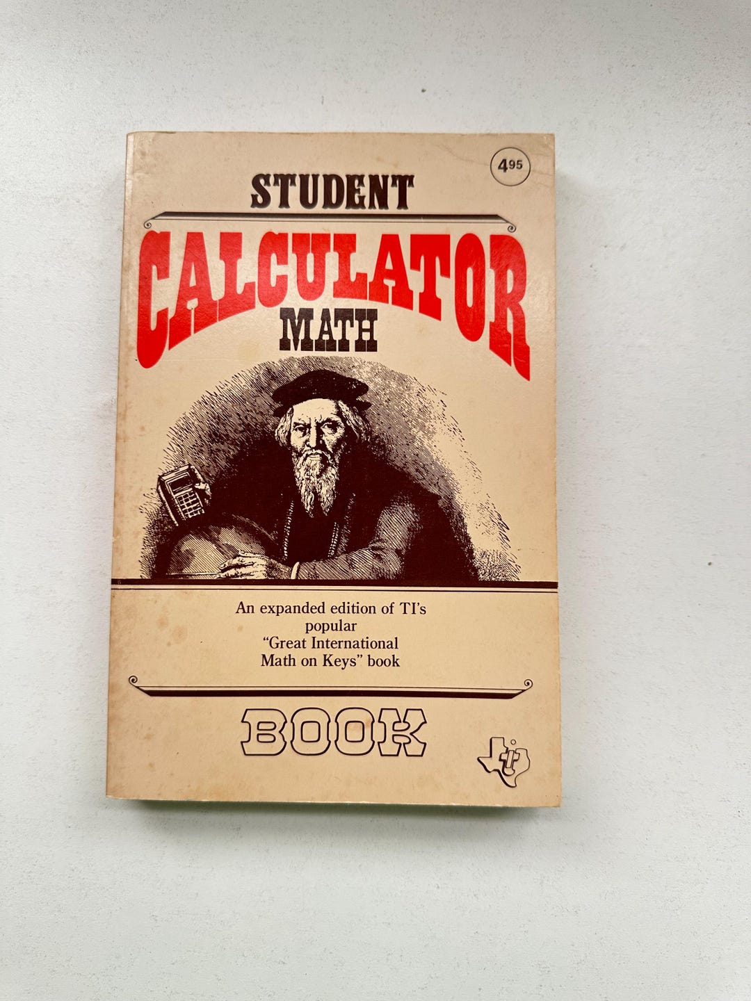 1980 Student Calculator Math Book by Texas Instruments Learning Center ...