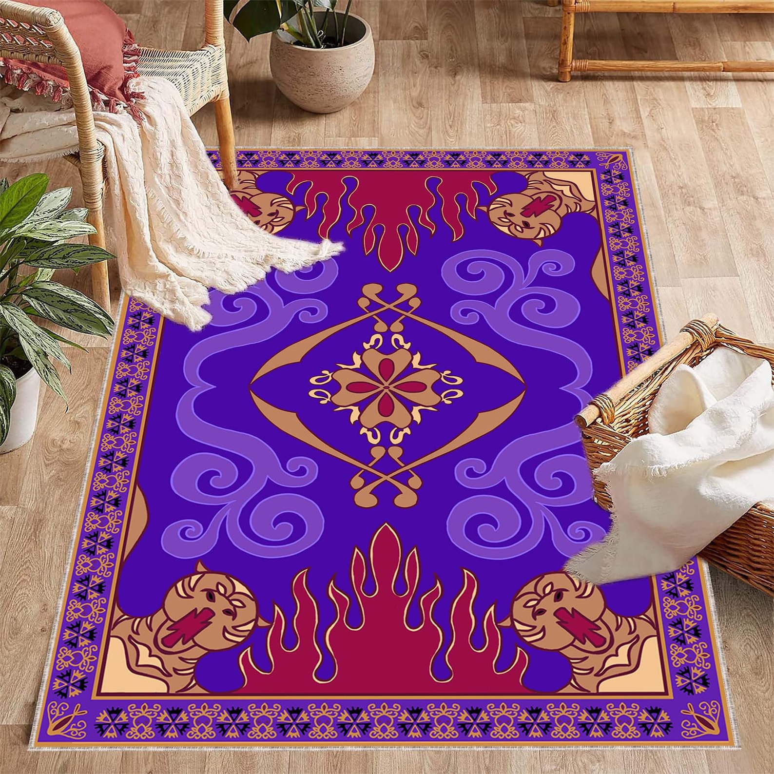 Aladdin Rug, Aladdin Magic Carpet, Fantastic Living Room Rug, Kids Room ...