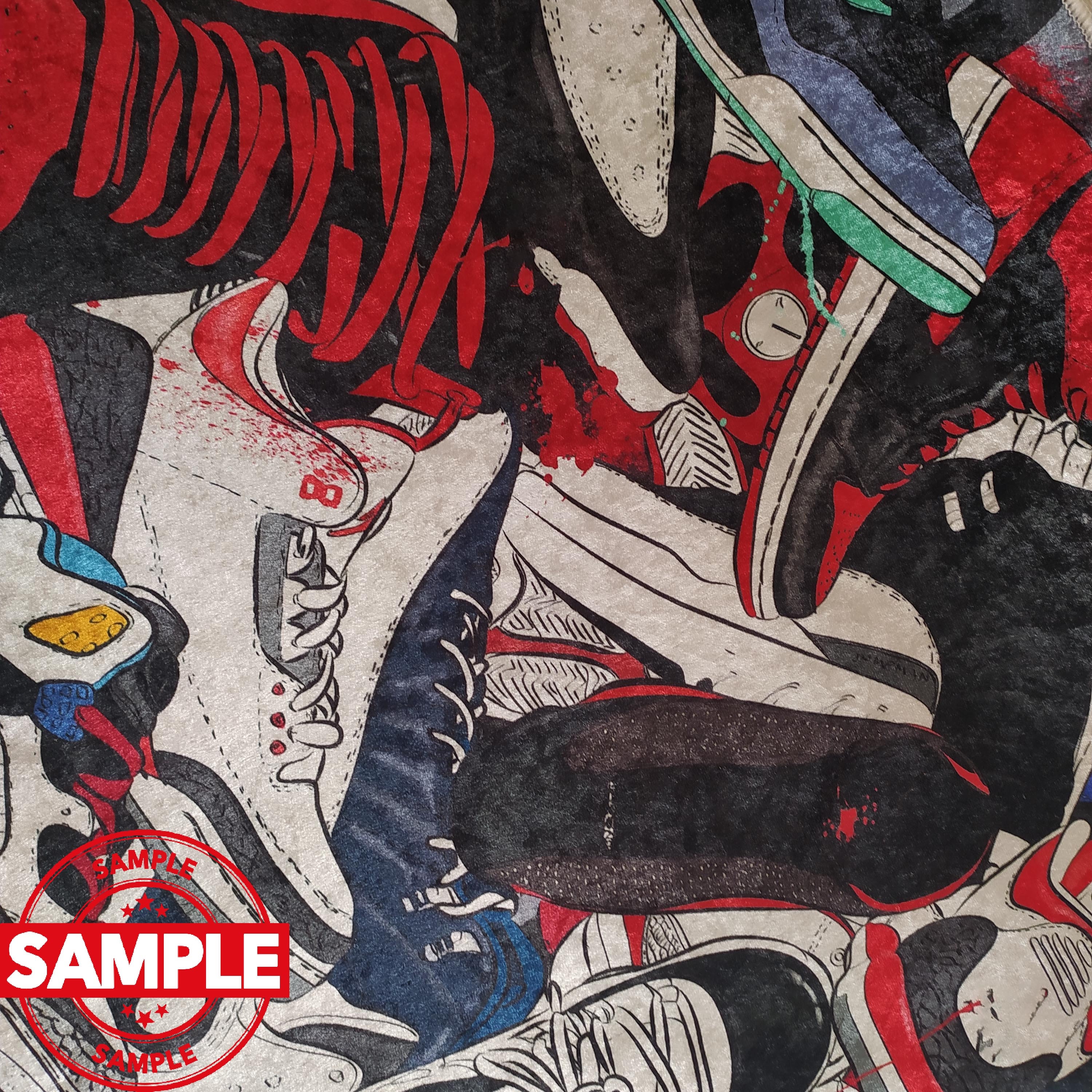 Simple Pentagram Magic Rug, Round Rug, Satan Round Carpet, Satanic ...