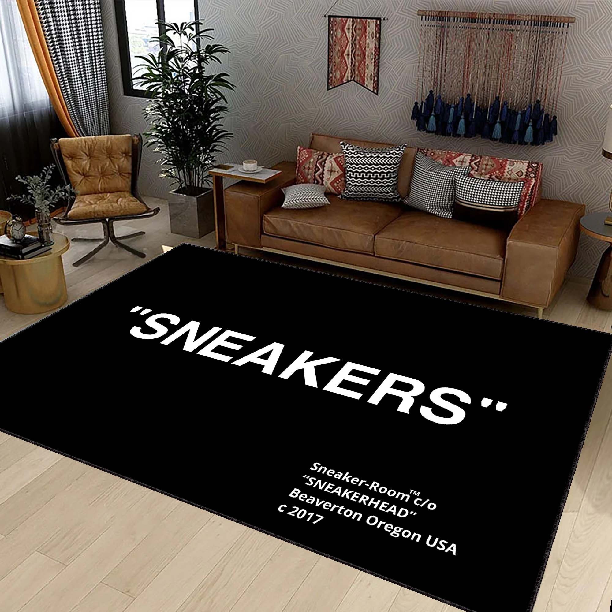 Sneaker Floor Rug, Customize Your Label, Sneakerhead Hypebeast Home ...