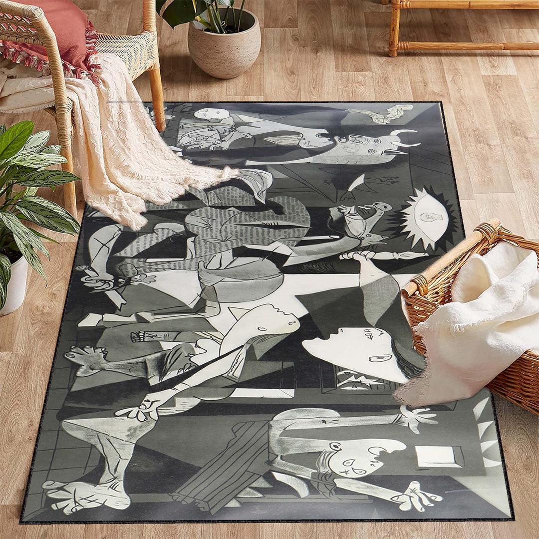 Picasso Rug, Picasso Guernica, Picasso Decor, - Etsy