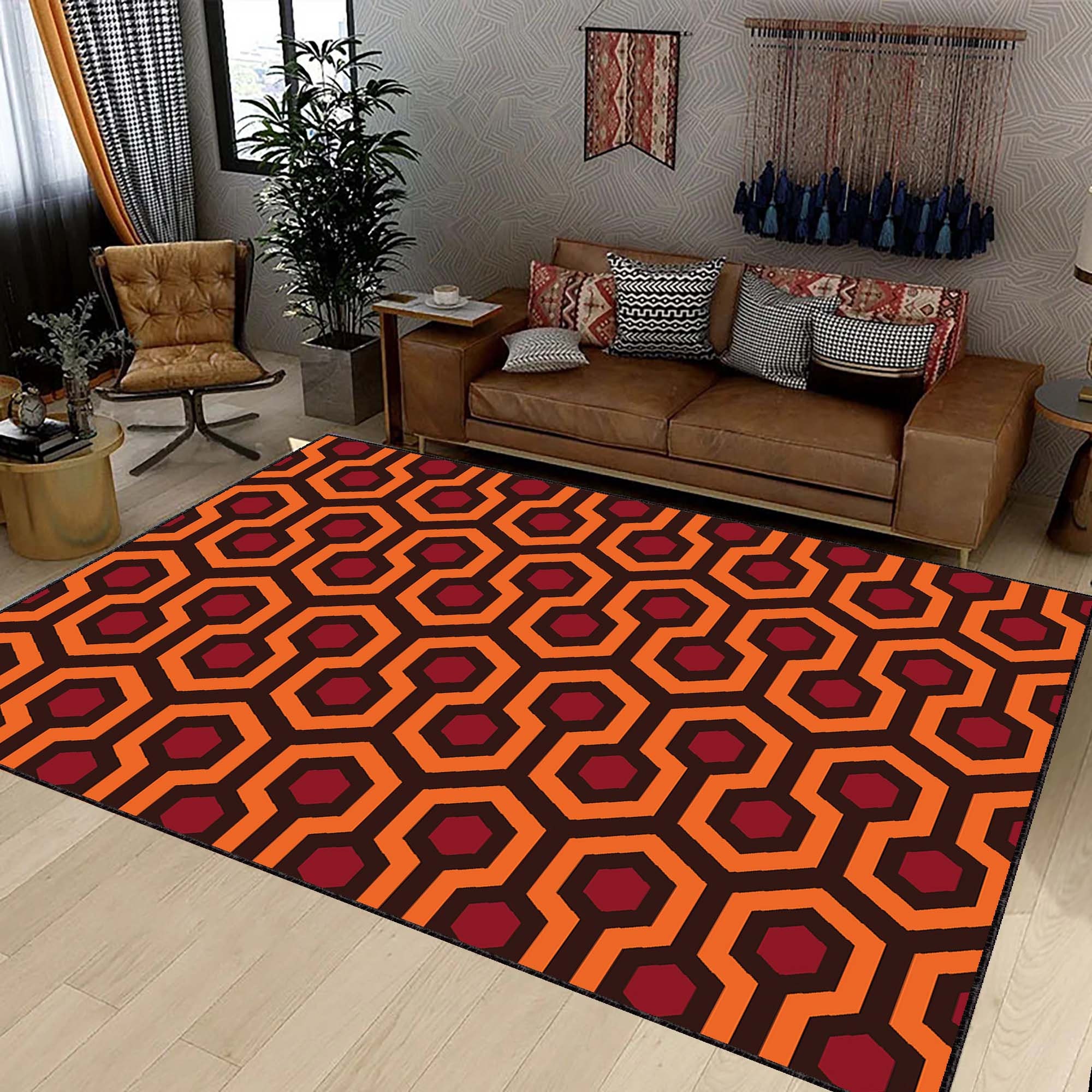 The Shining Overlook Hotel, Carpet Area Rug, the Shining Rug, Halloween ...