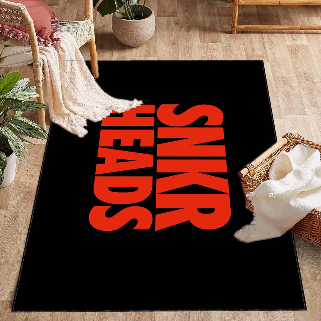 Sneakerhead Rug, Customize Your Label, Sneaker Hypebeast Home Decor ...