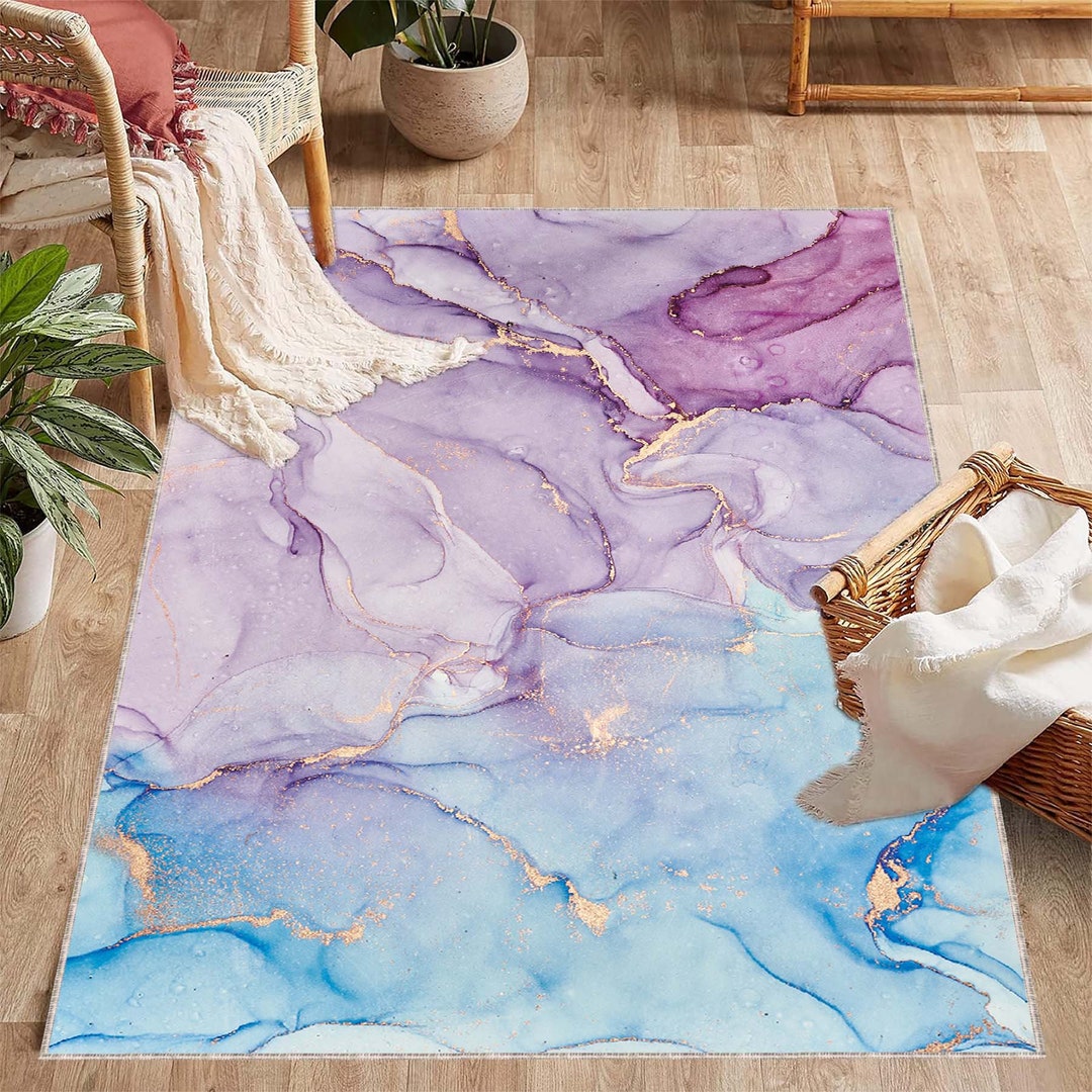 Pink Marble Rug, Minimalist Rug, Living Room Rug, Home Design, Popular ...