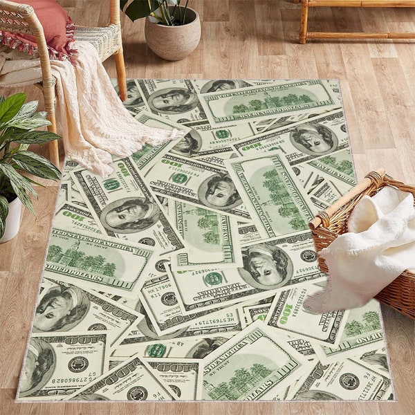 100 Dollars Bill Rug - Etsy