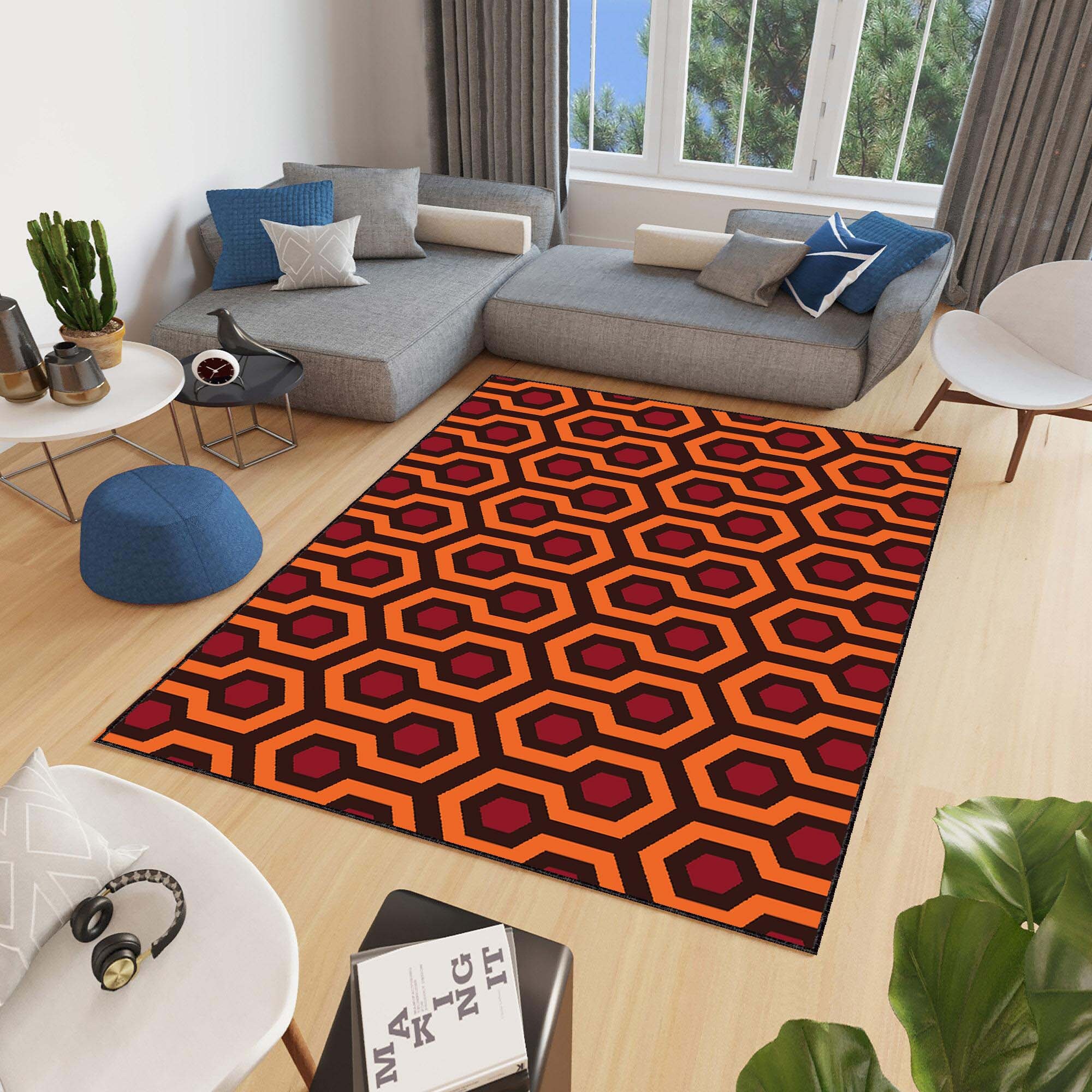 The Shining Overlook Hotel, Carpet Area Rug, the Shining Rug, Halloween ...