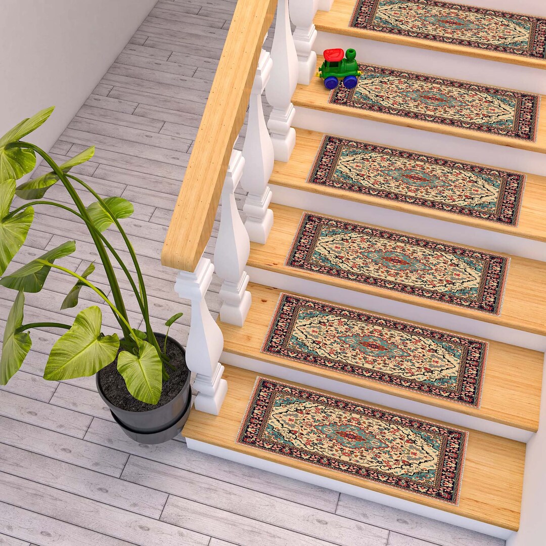 Stair Treads Rug, Oriental Stair Carpet, Classic Stair Runner, Rustic ...