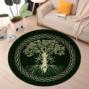 Tree of Life Rug, Tree Rug, Tree of Life Decor, Tree of Life Decoration ...