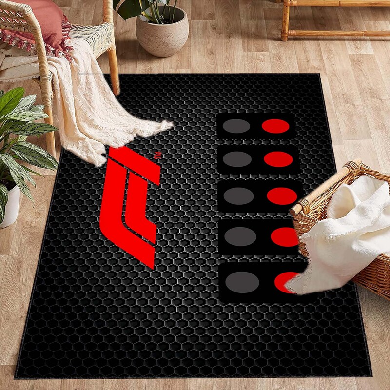 Race Track Rug - Etsy