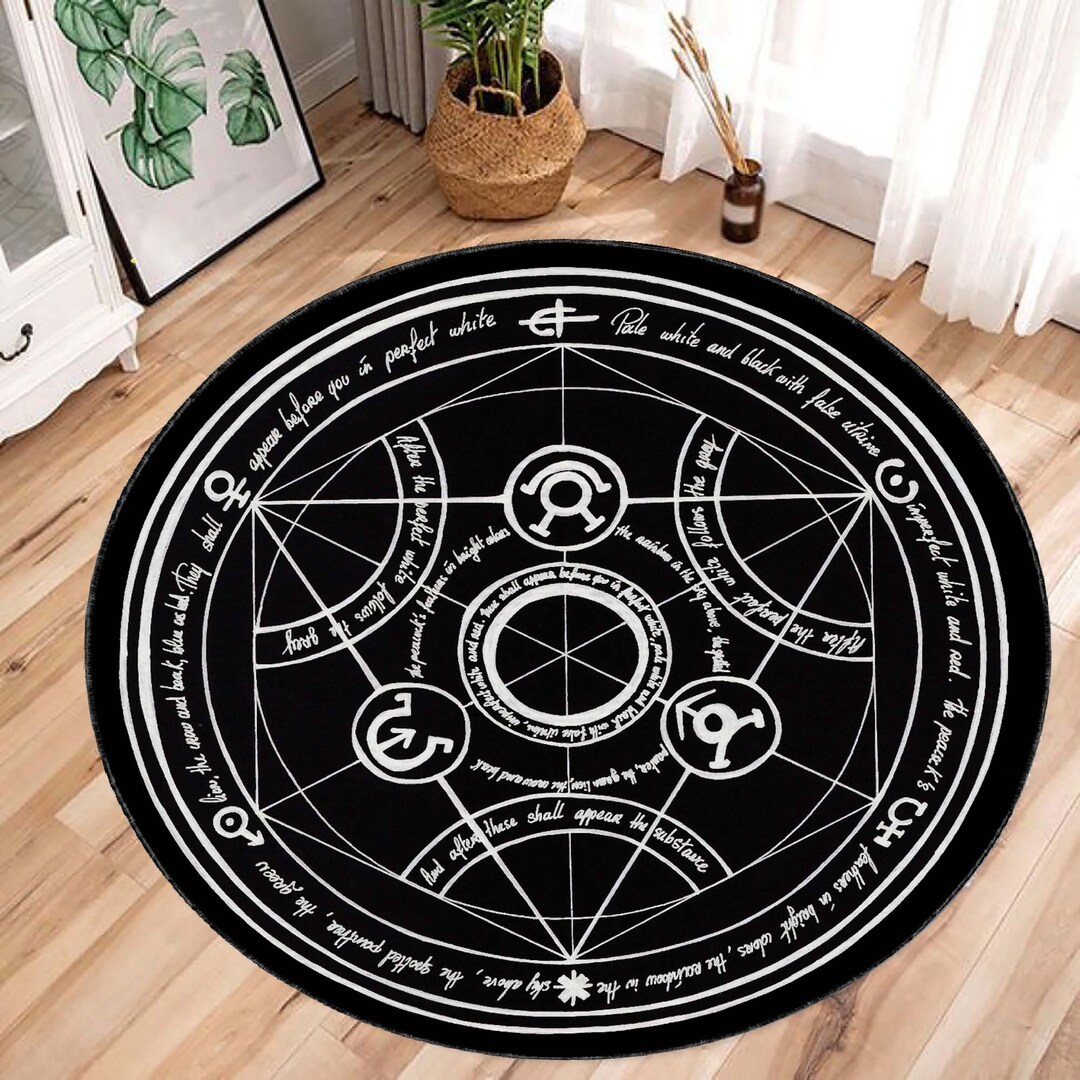 Full Metal Transmutation, Circle Cool, Japanese Anime Manga, FMA Rug ...